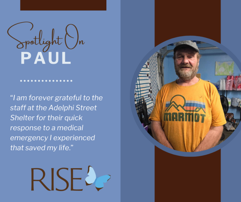Spotlight on Paul - RISE Housing and Support Services